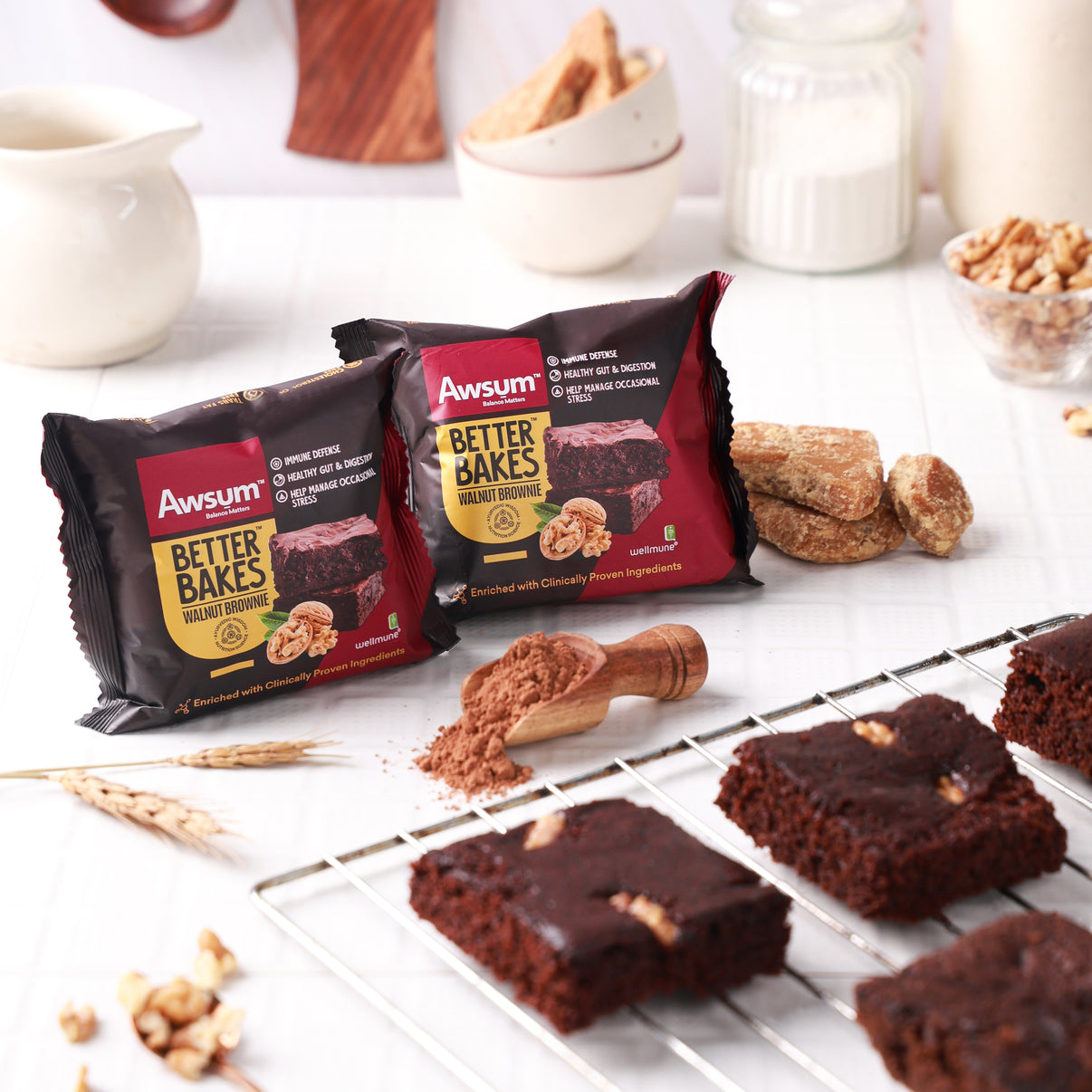 Awsum Better Bakes Walnut Brownie – awsumlife